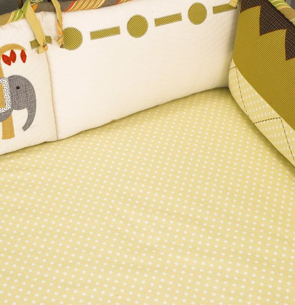 Dotted Crib Sheet | Colorful Crib Sheets | Crib Sheet | Baby Nursery ...